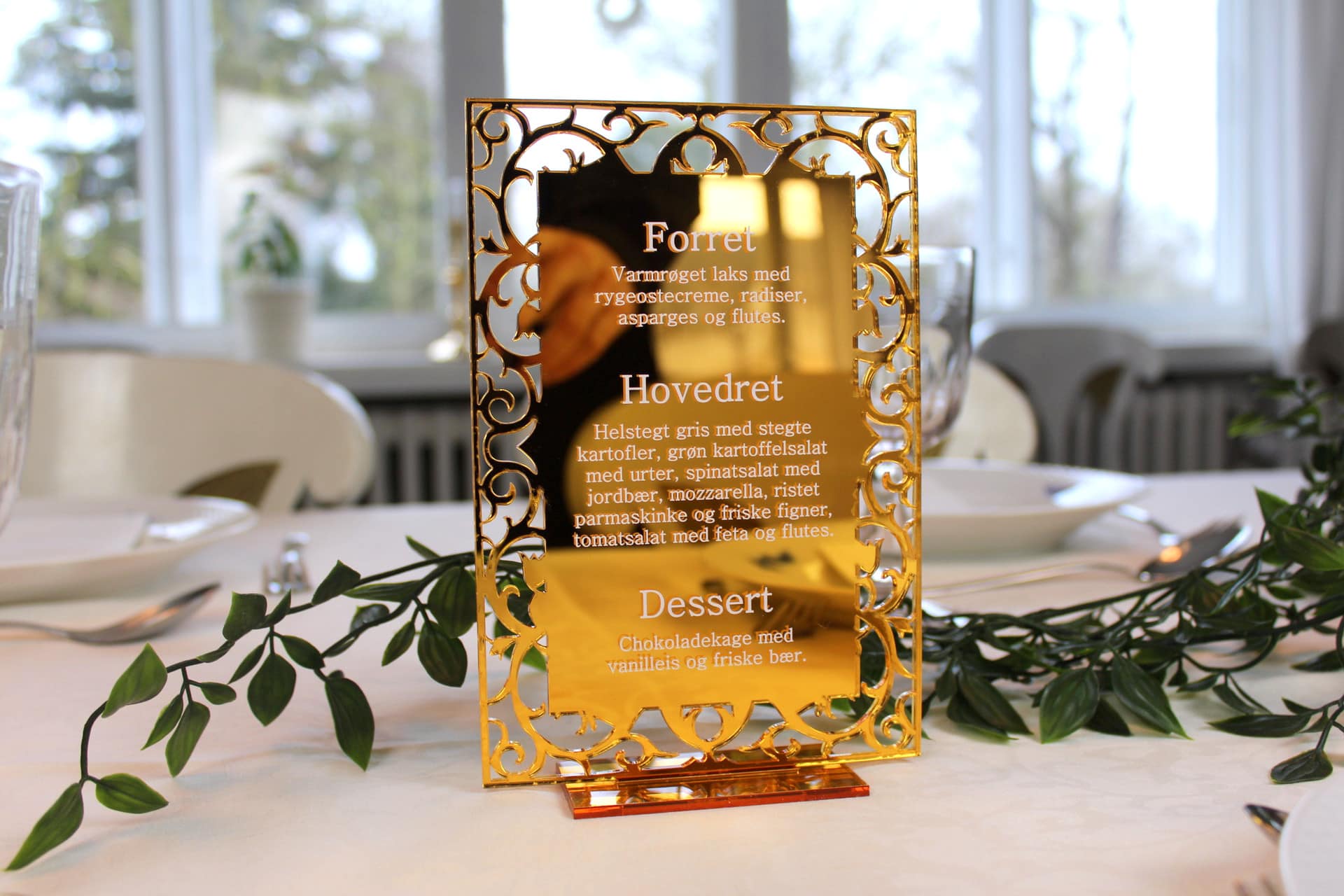 Menukort Mandala - Skovgaarden