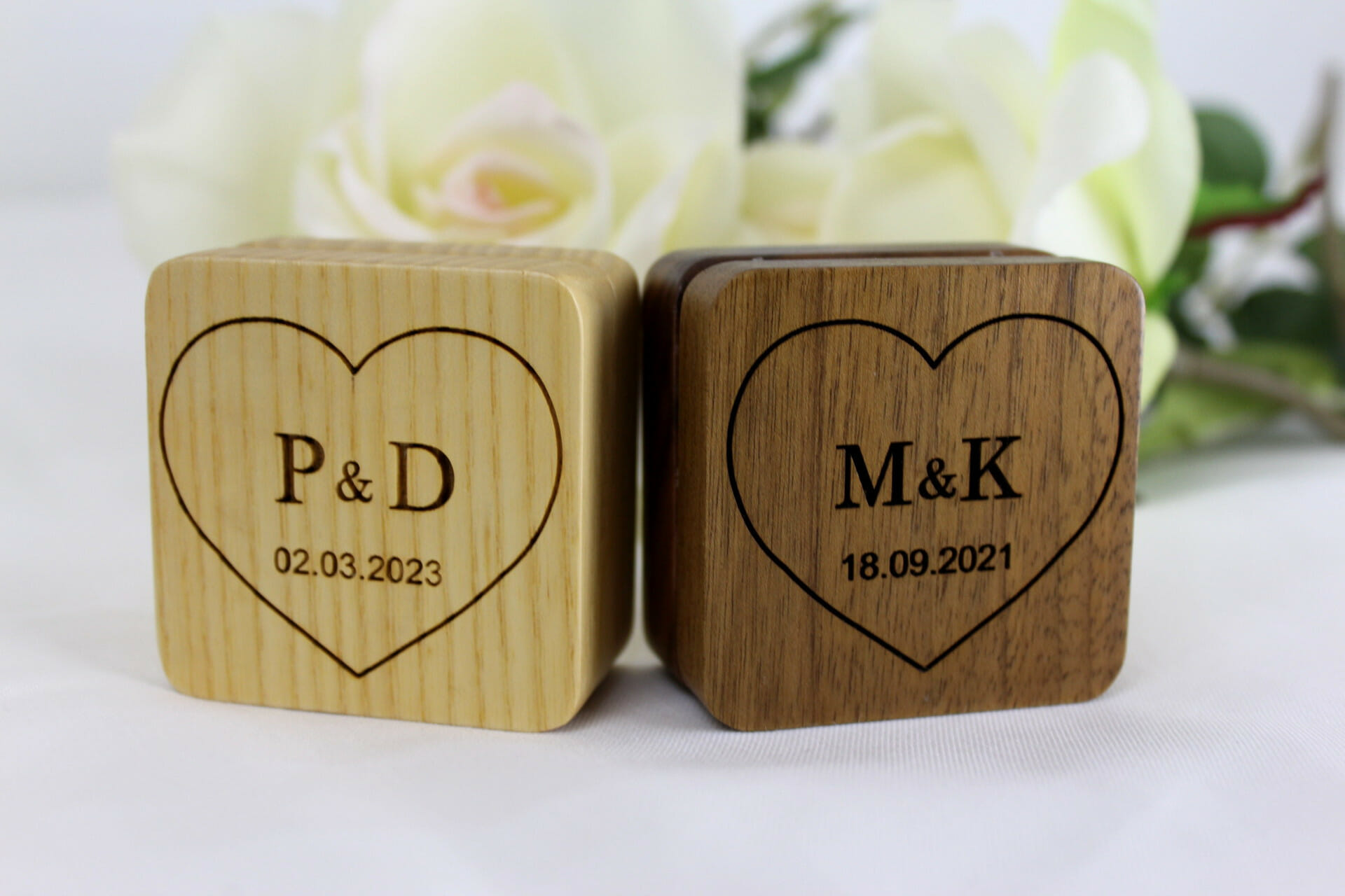 Ringæske Hjerte 'Square' - Skovgaarden